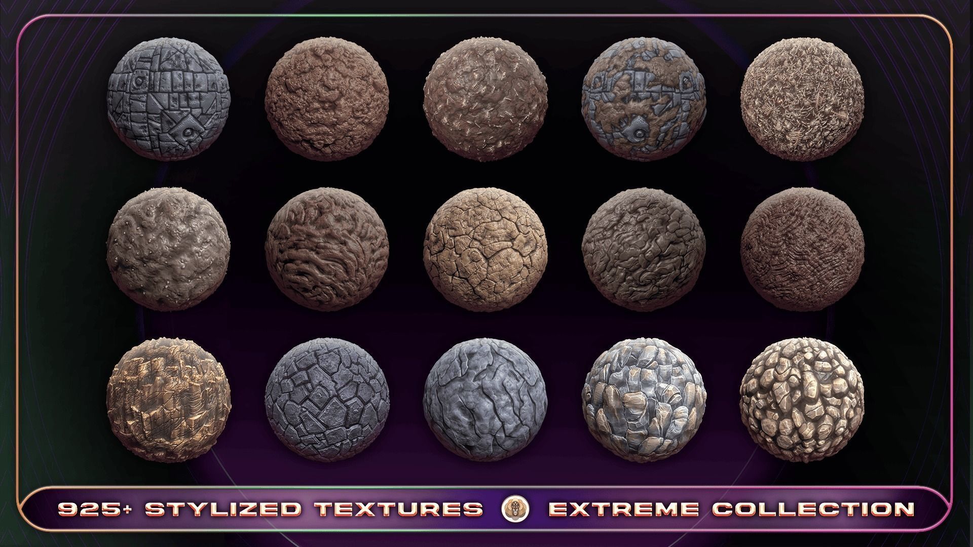 Texture Extreme Texture collection - 925 Stylized Textures VR / AR ...