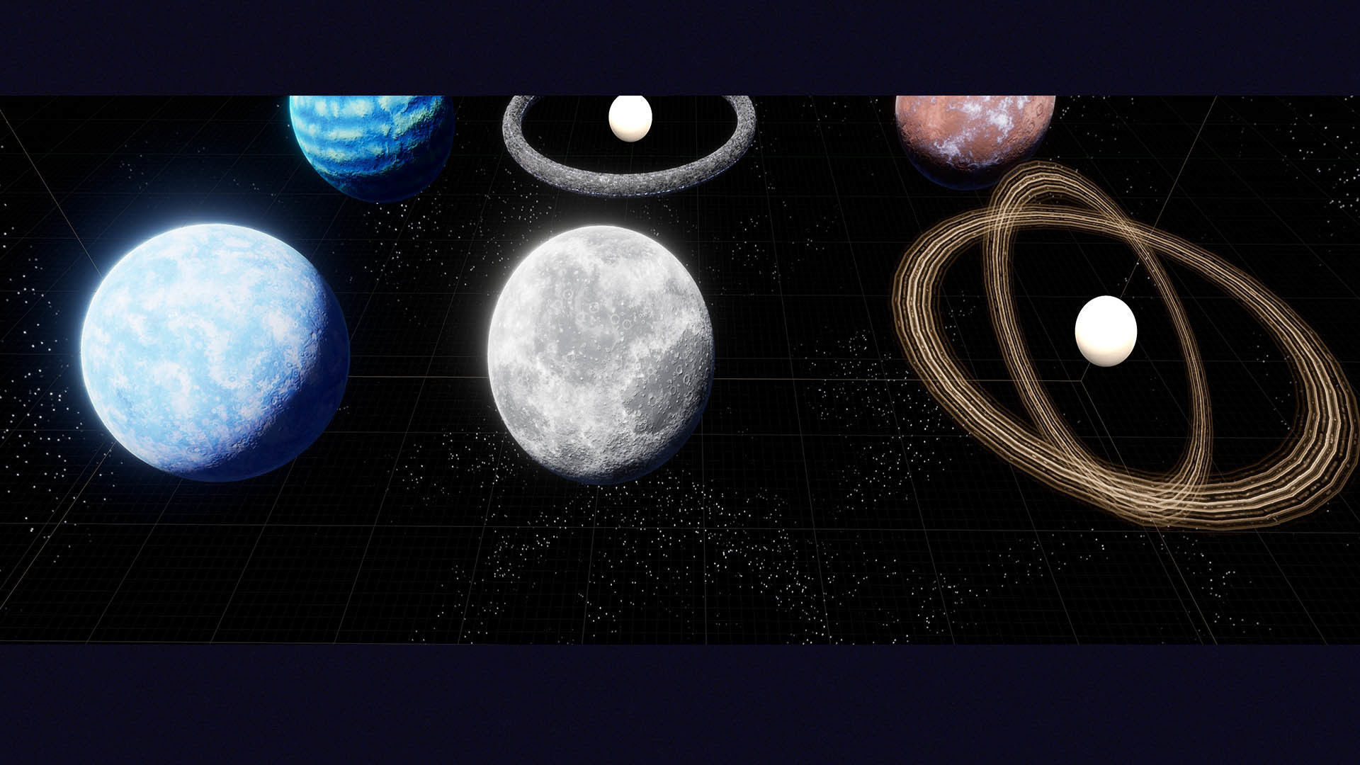 3D model Celestial Body and Space HDRi Mini Package VR / AR / low-poly ...