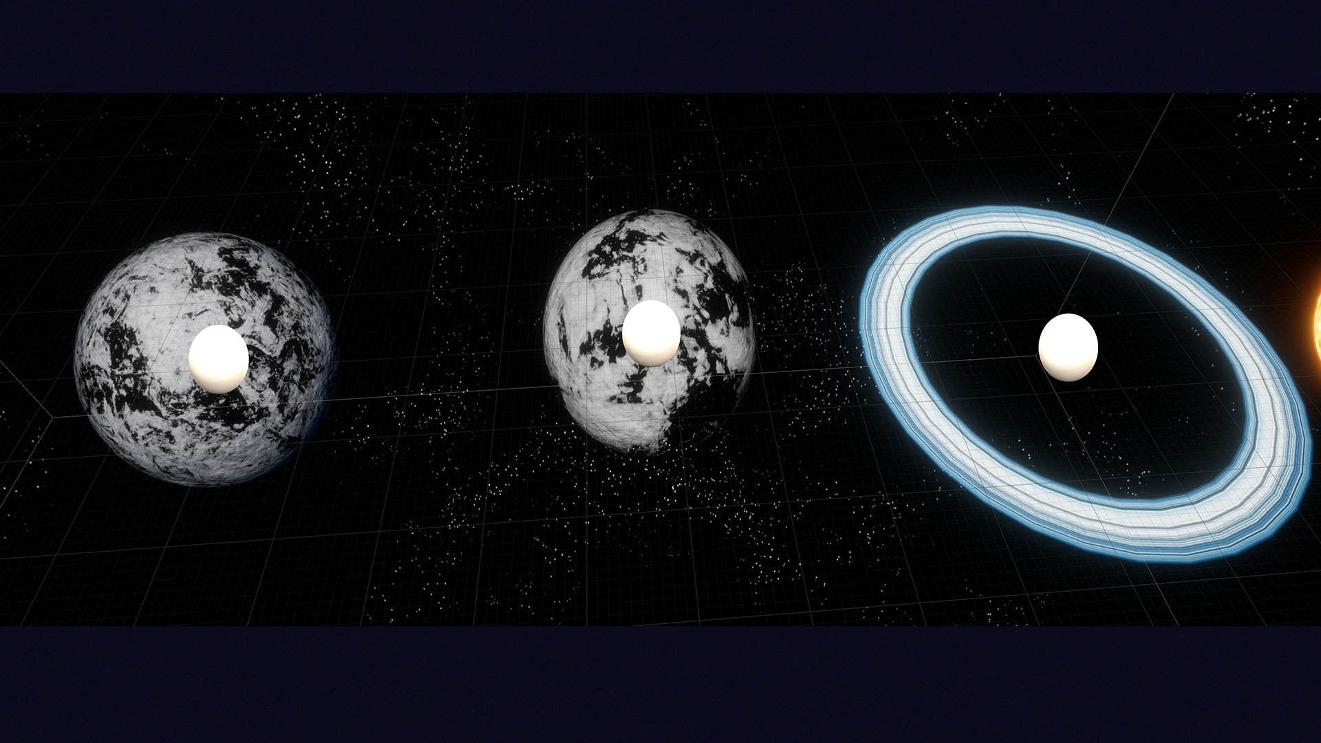 3D model Celestial Body and Space HDRi Mini Package VR / AR / low-poly ...