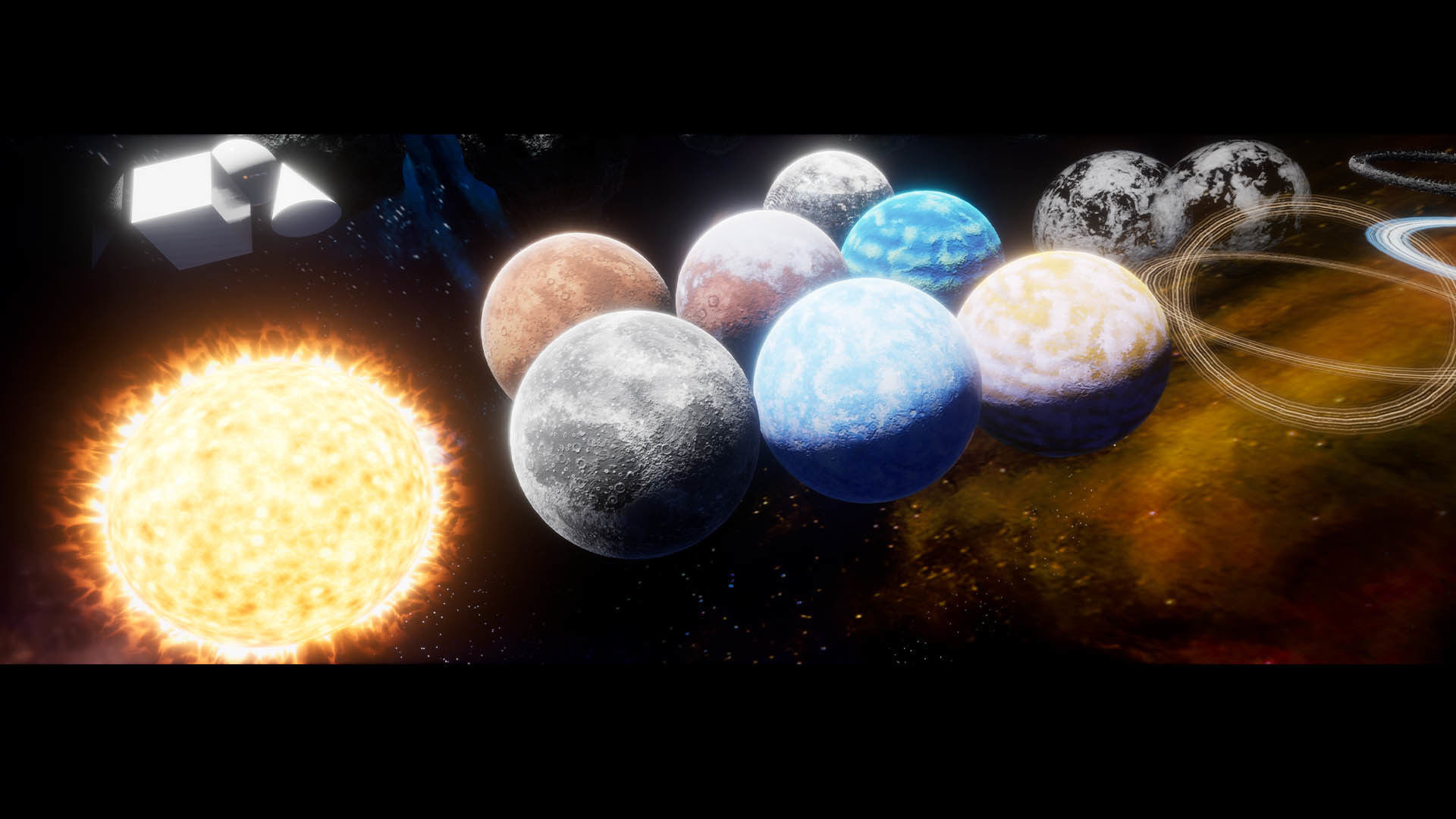 3D model Celestial Body and Space HDRi Mini Package VR / AR / low-poly ...
