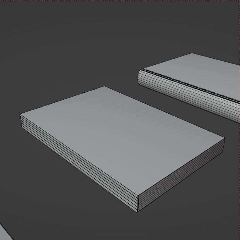 Books three on table free 3D model | CGTrader