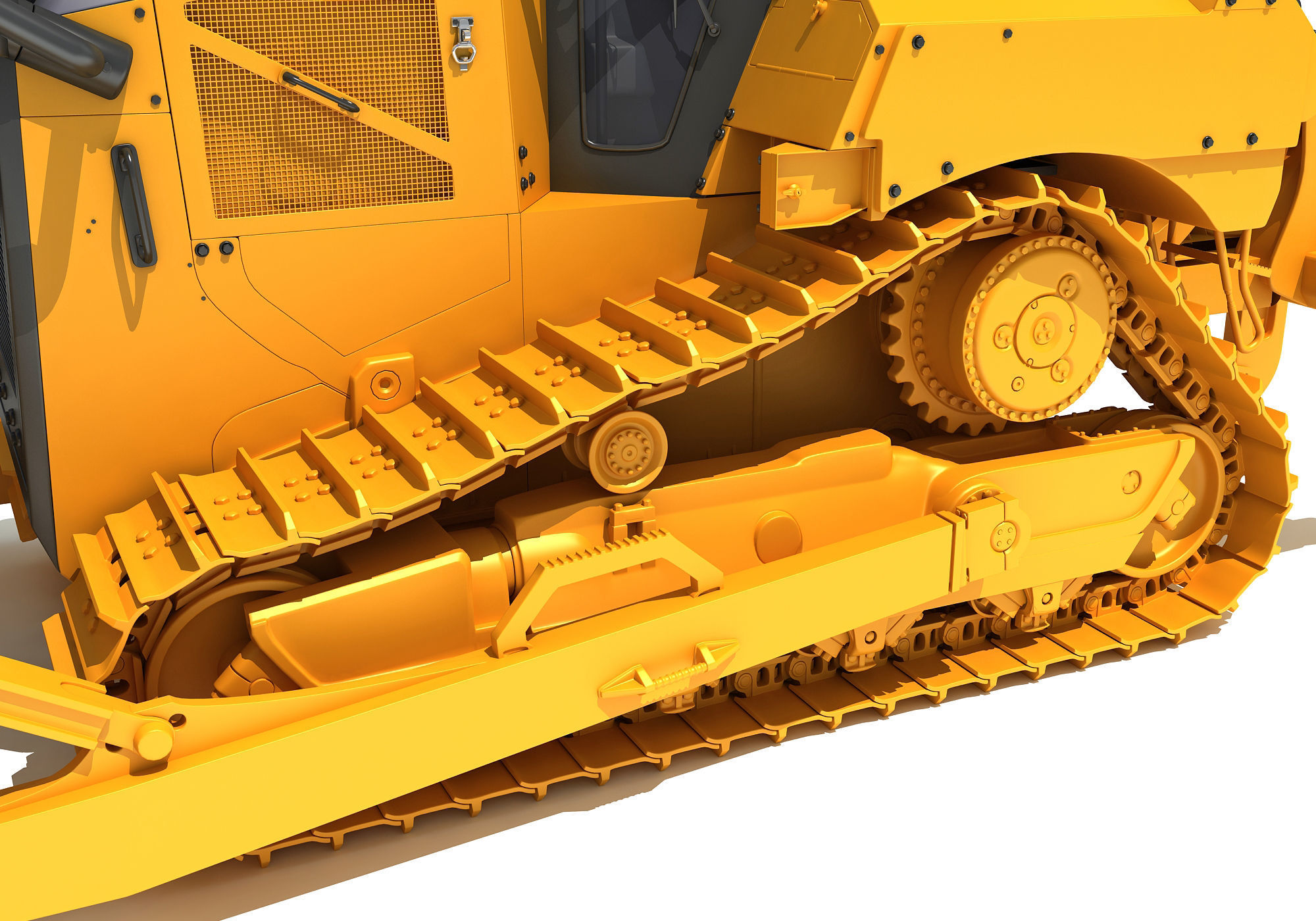 Tracked Dozer 3D model | CGTrader