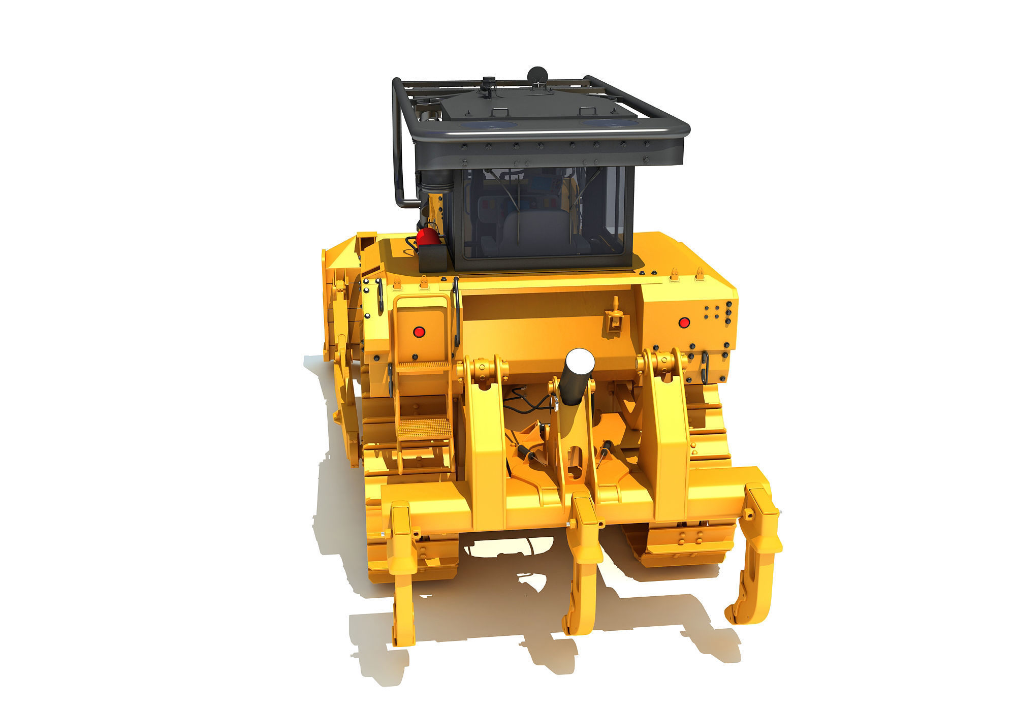 Tracked Dozer 3D model | CGTrader