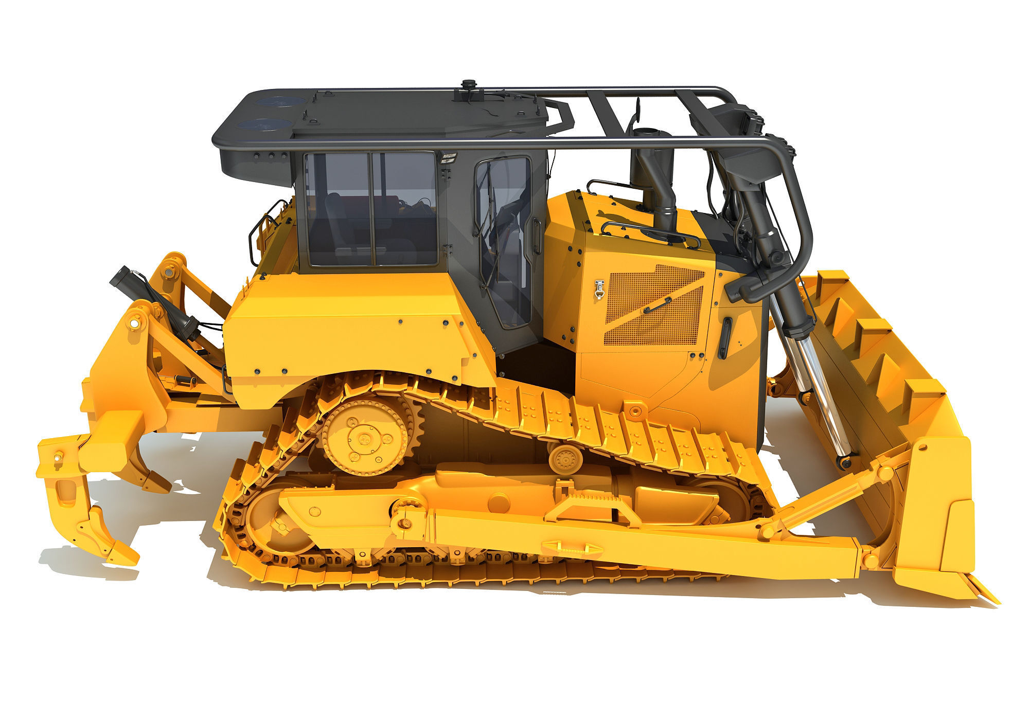 Tracked Dozer 3D model | CGTrader