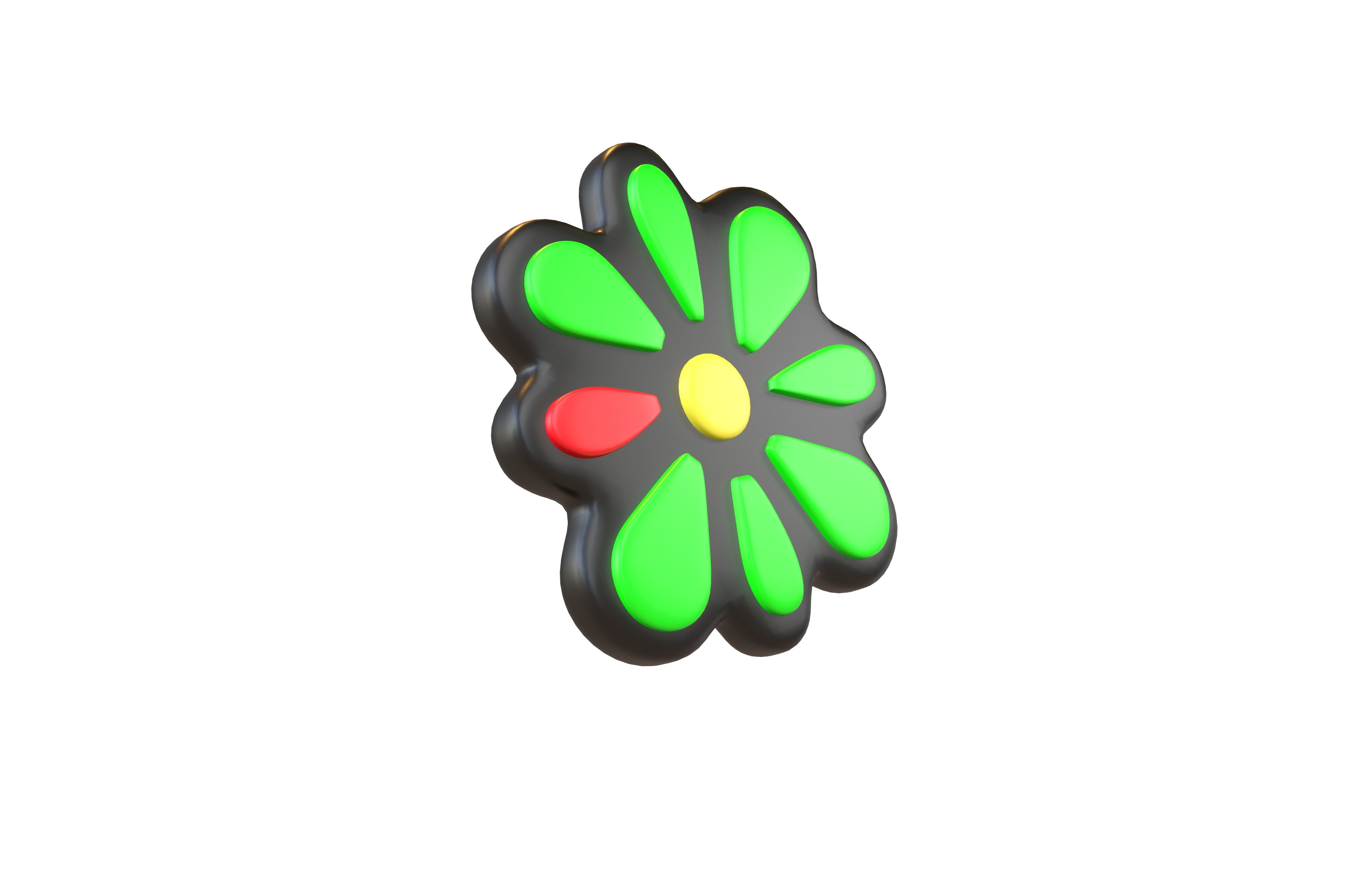 ICQ Logo v1 001 free VR / AR / low-poly 3D model | CGTrader