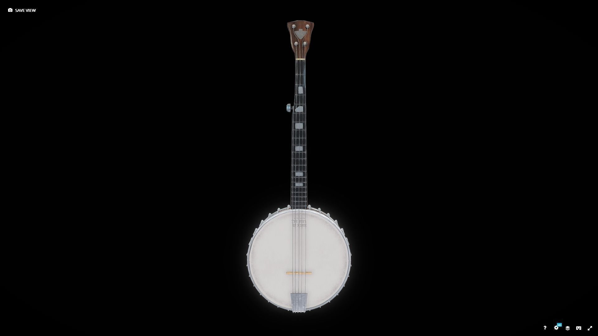 3D model Banjo - Game Ready VR / AR / low-poly | CGTrader