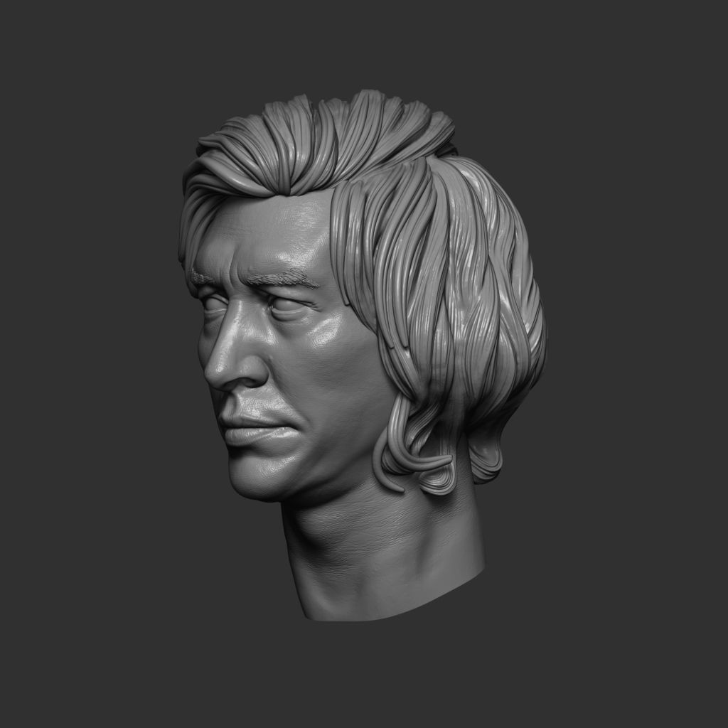 Adam Driver Head 3D model | CGTrader