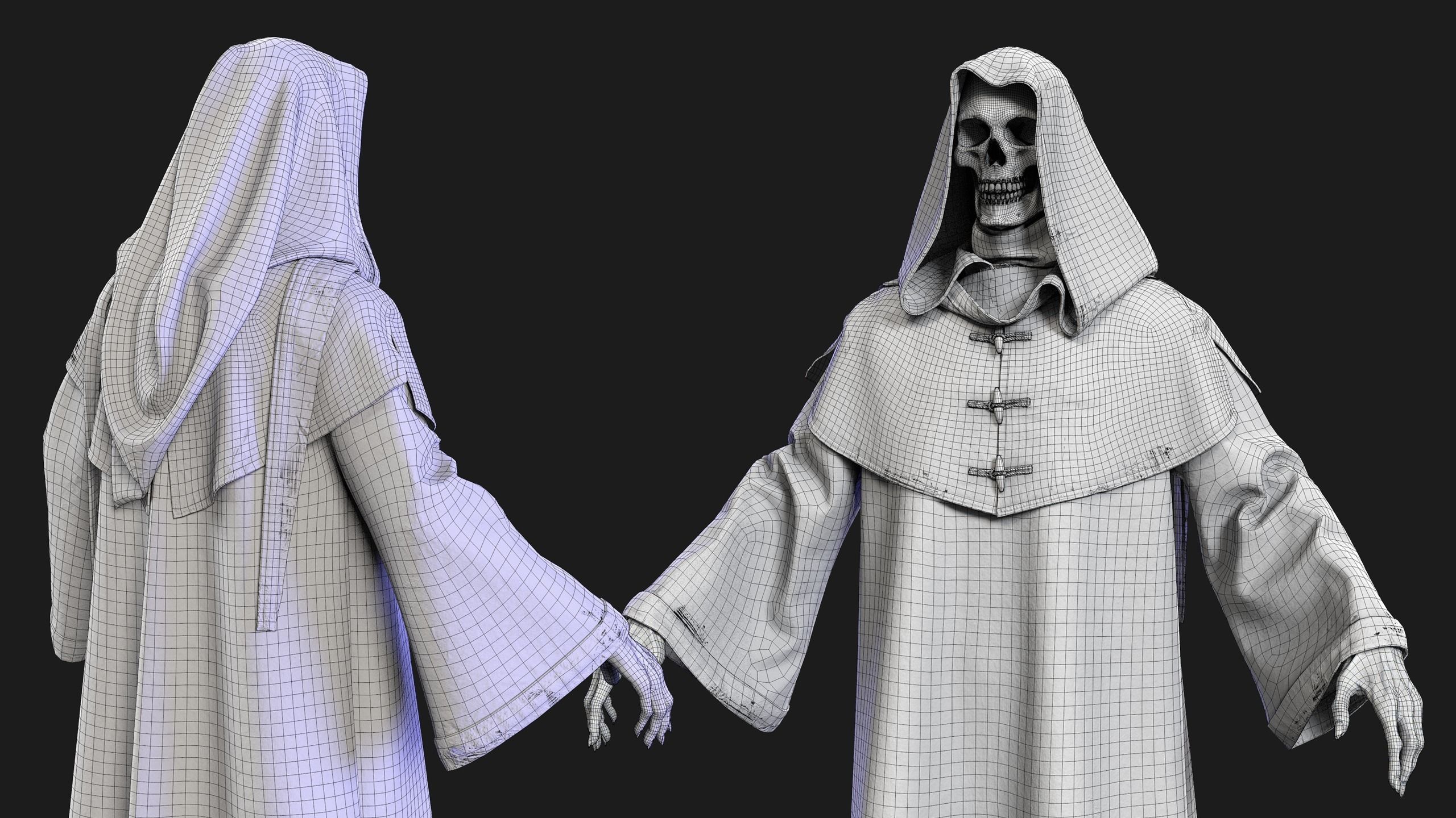 3D model Grim reaper VR / AR / low-poly | CGTrader