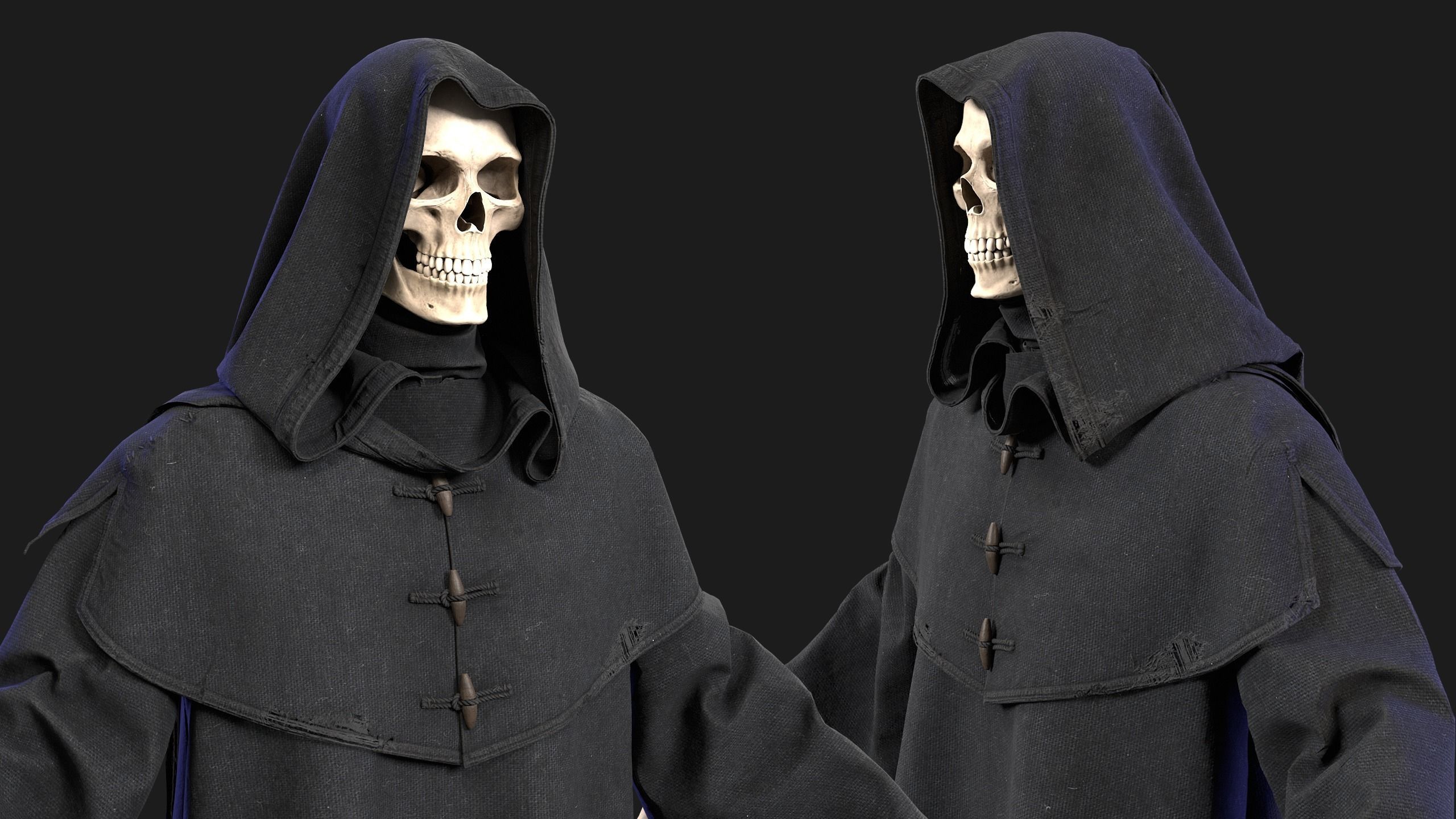 3D model Grim reaper VR / AR / low-poly | CGTrader
