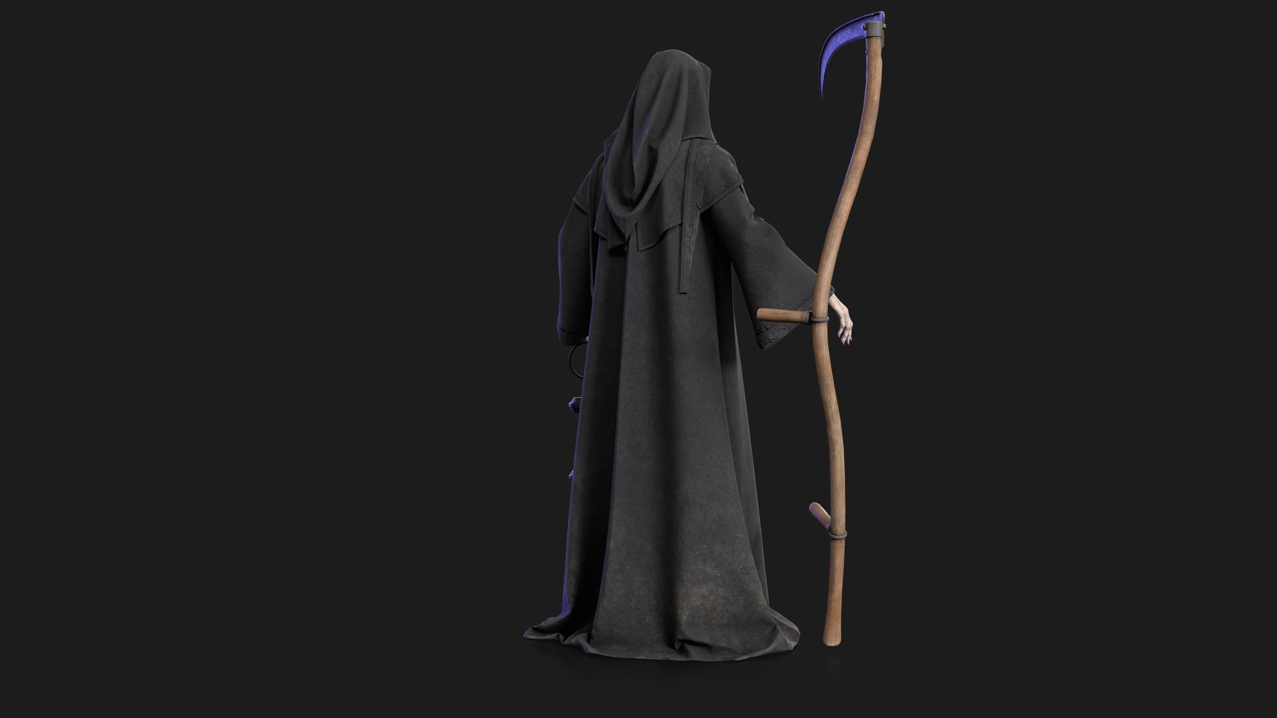 3D model Grim reaper VR / AR / low-poly | CGTrader