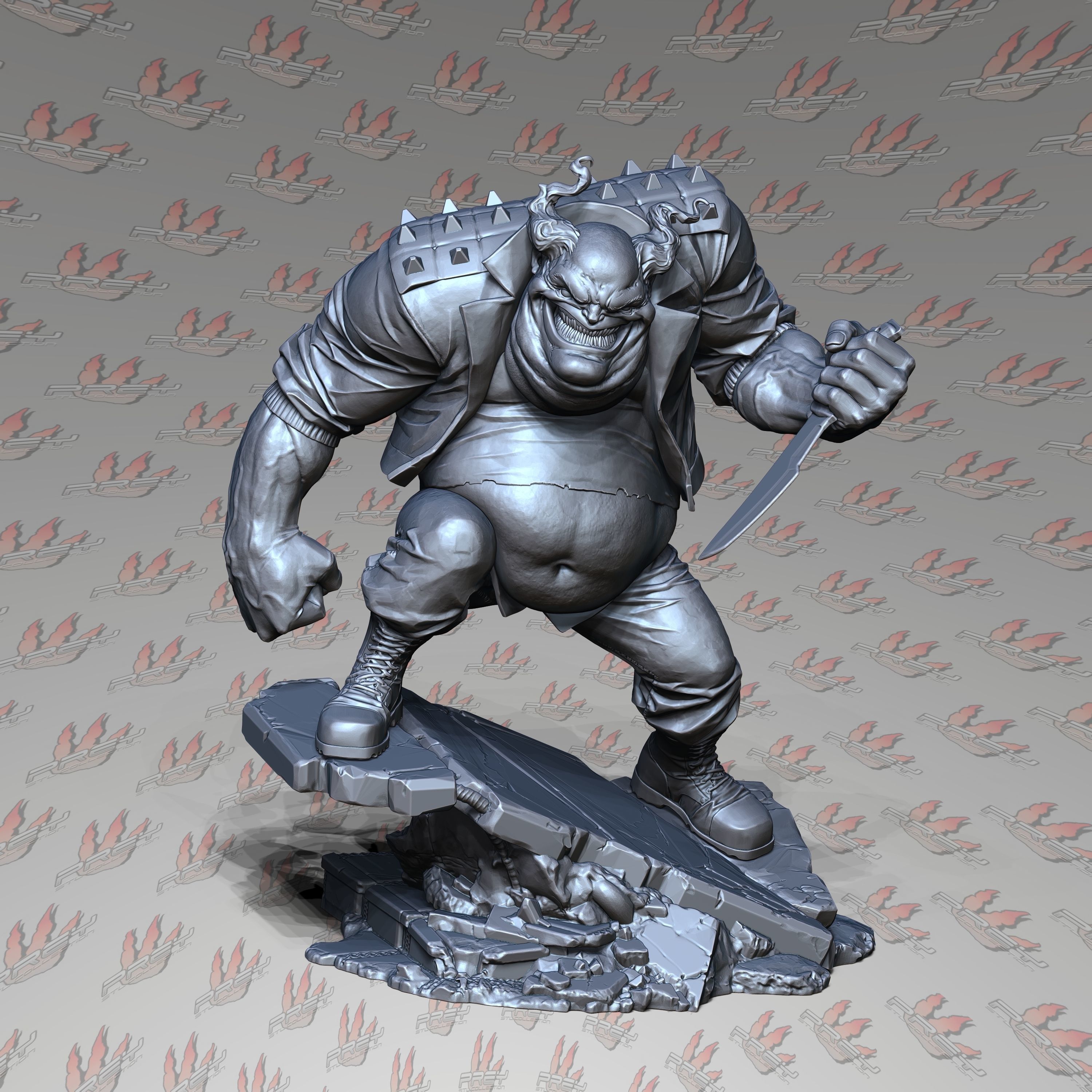 Hell Clown 1-10 3D model 3D printable | CGTrader