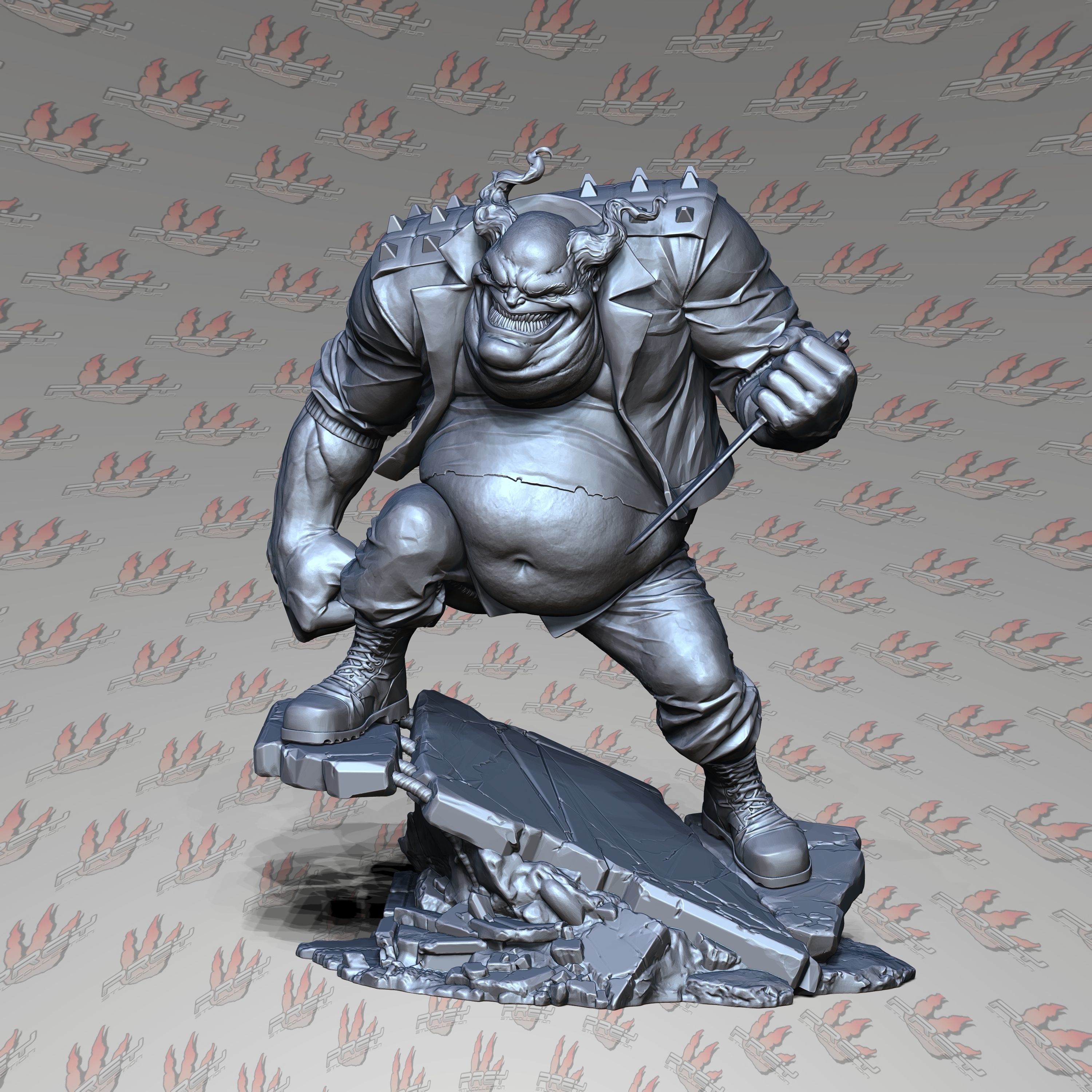 Hell Clown 1-10 3D model 3D printable | CGTrader
