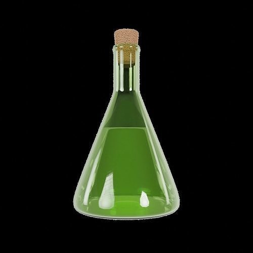 Magic Potion Flask with Cork - Procedural Materials 3D model rigged ...