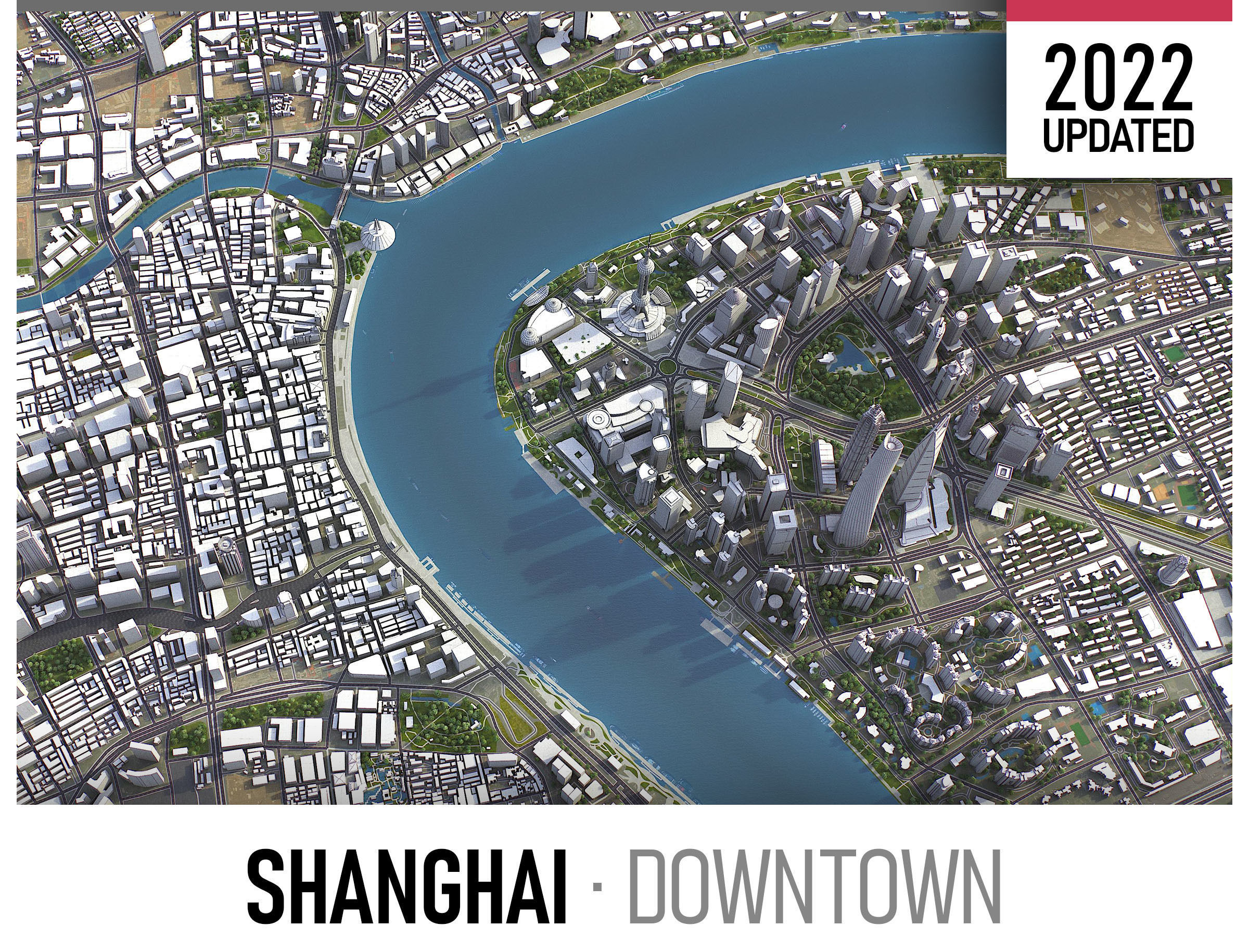 3D model Shanghai VR / AR / low-poly | CGTrader