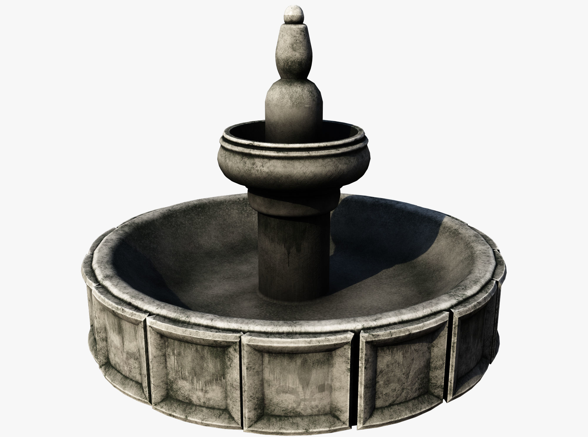 3D model Medieval Fountain 3D Model VR / AR / low-poly | CGTrader