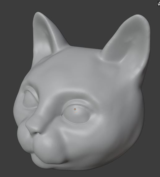 Cat head for 3d print 3D model 3D printable | CGTrader