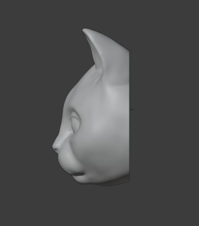 Cat head for 3d print 3D model 3D printable | CGTrader
