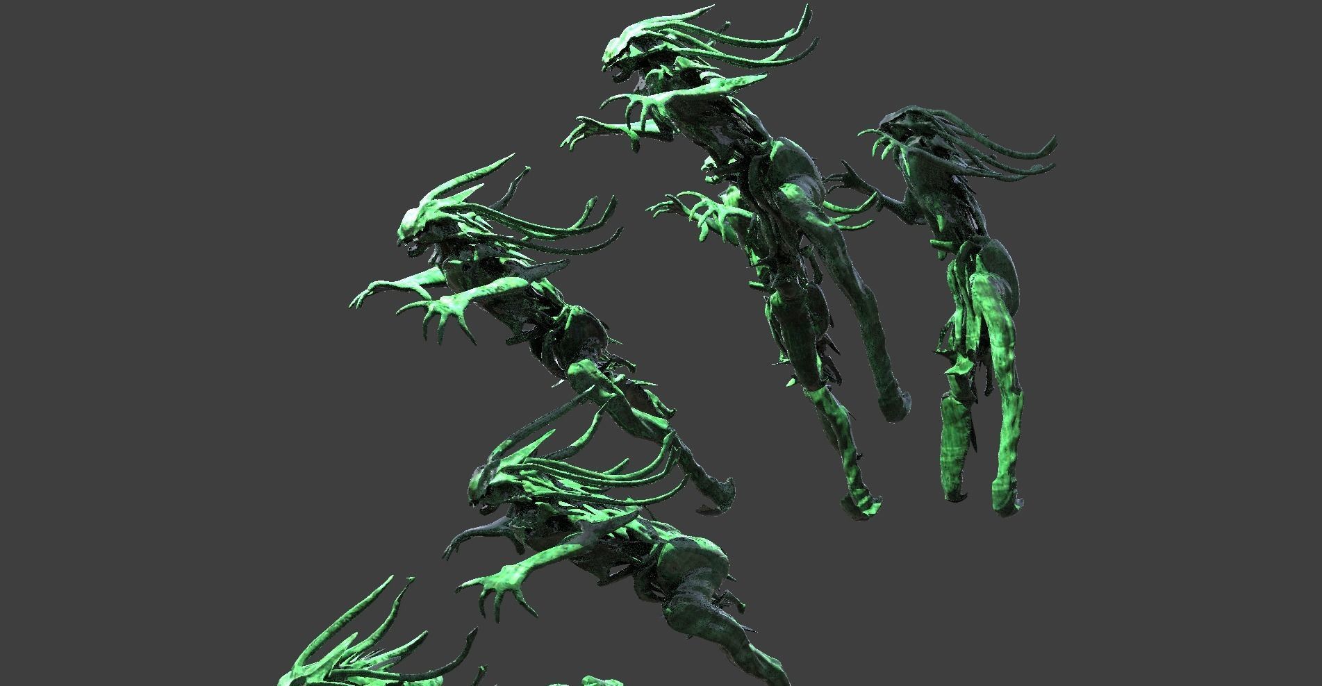 Stylized ghosts 3D model | CGTrader