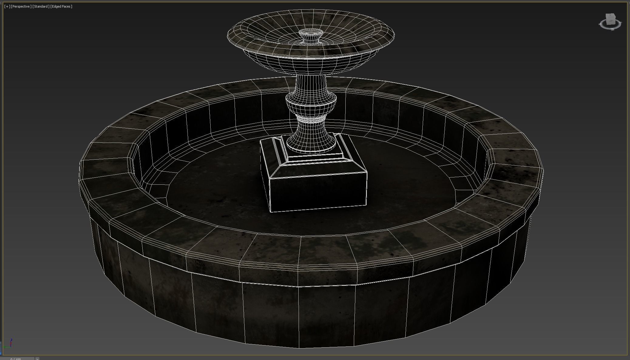 3D model Medieval Fountain VR / AR / low-poly | CGTrader