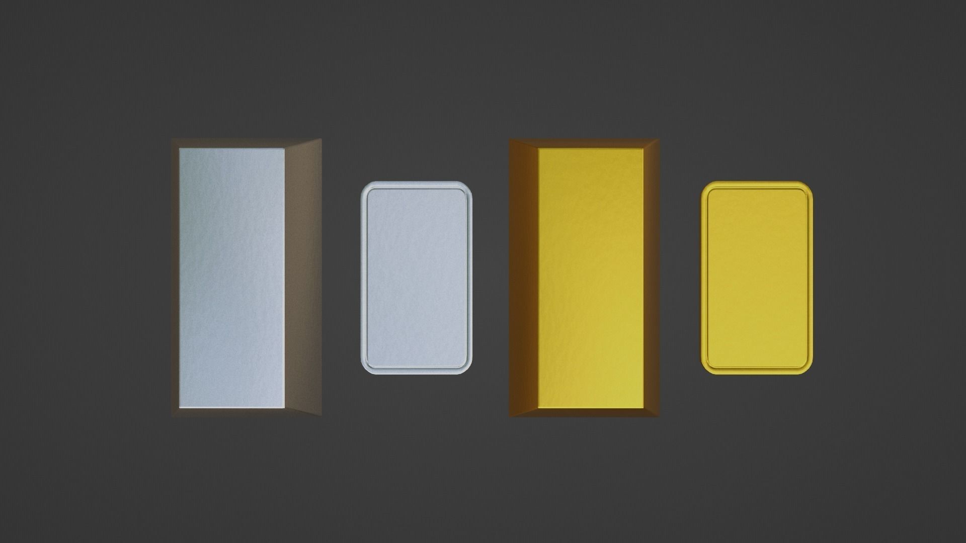 3D model Mineral Ore Bars VR / AR / low-poly | CGTrader