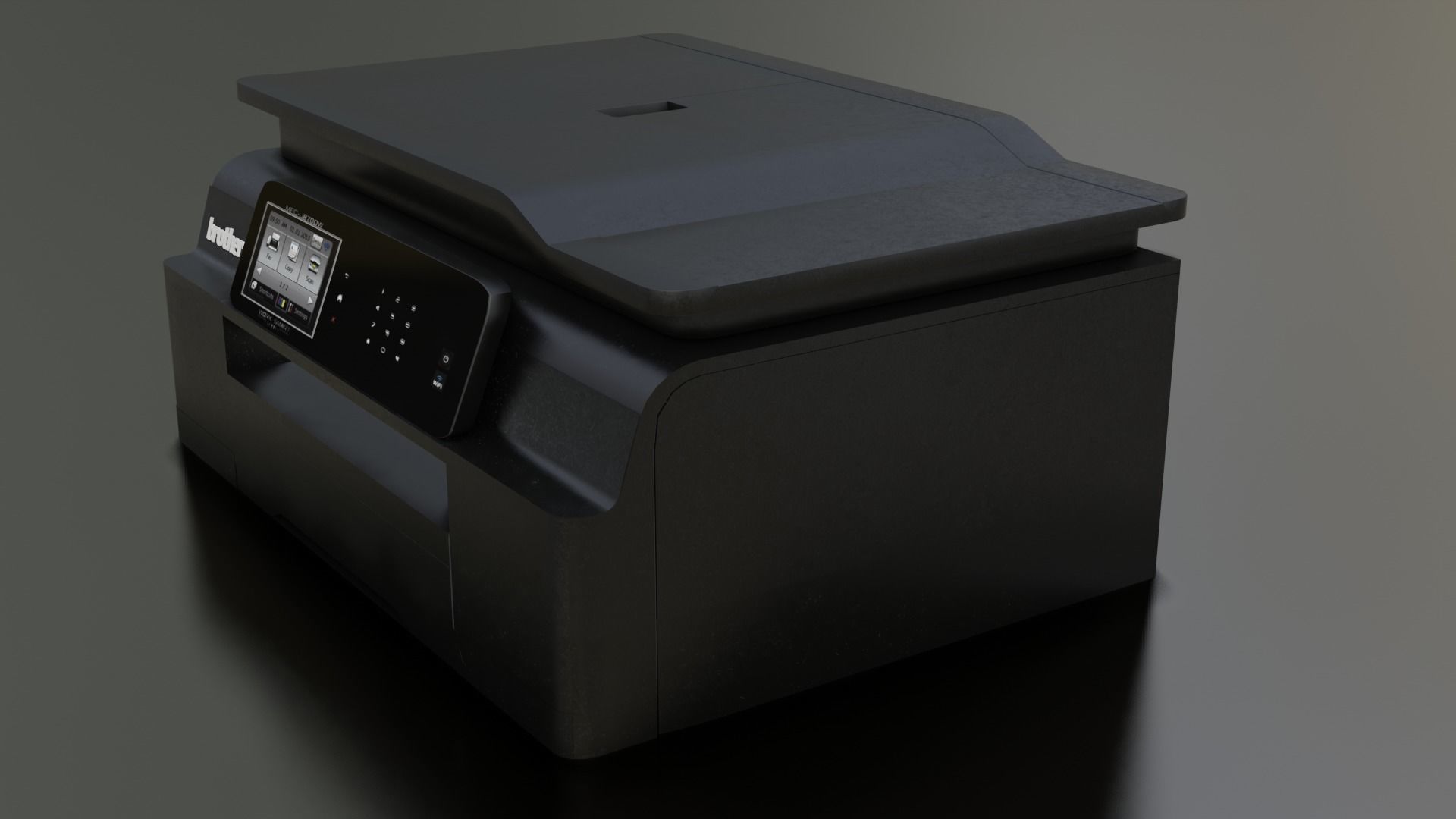 3D model Brother photocopy machine machine VR / AR / low-poly | CGTrader