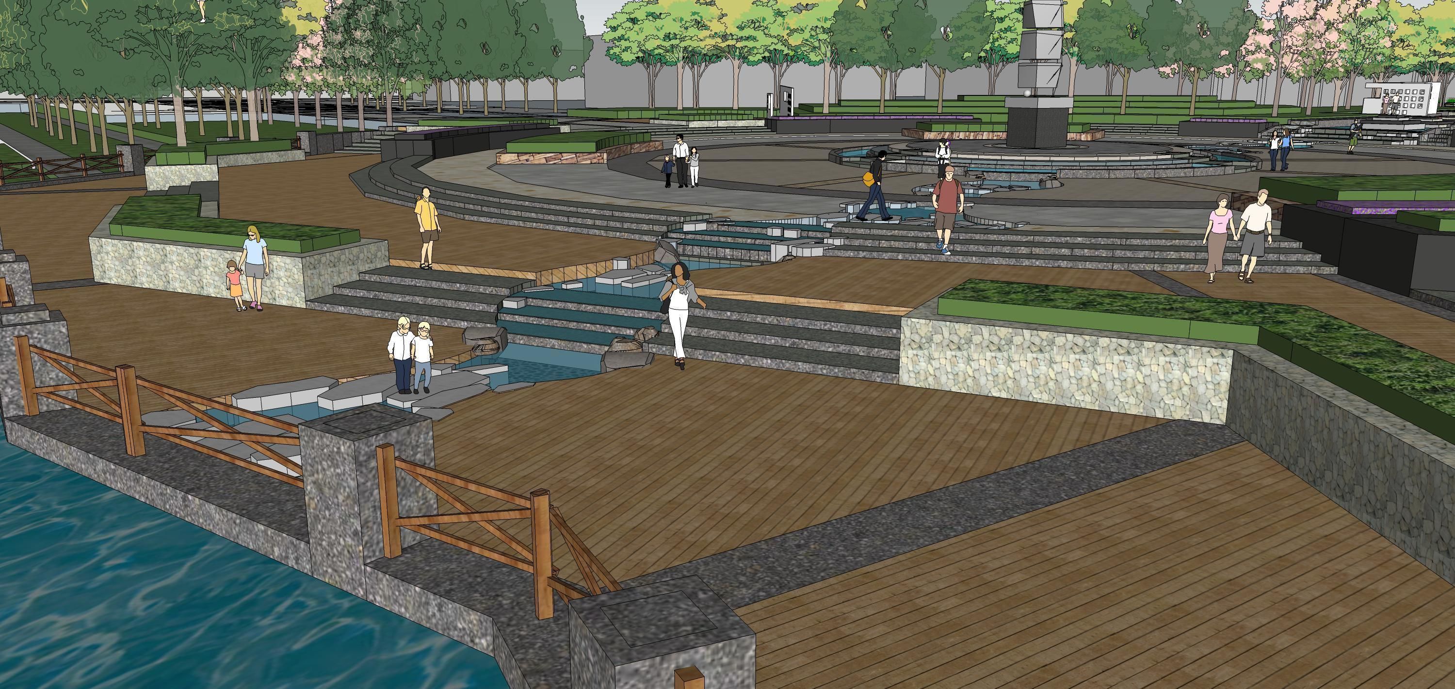 Sketchup Landscape Park 180 3D model | CGTrader