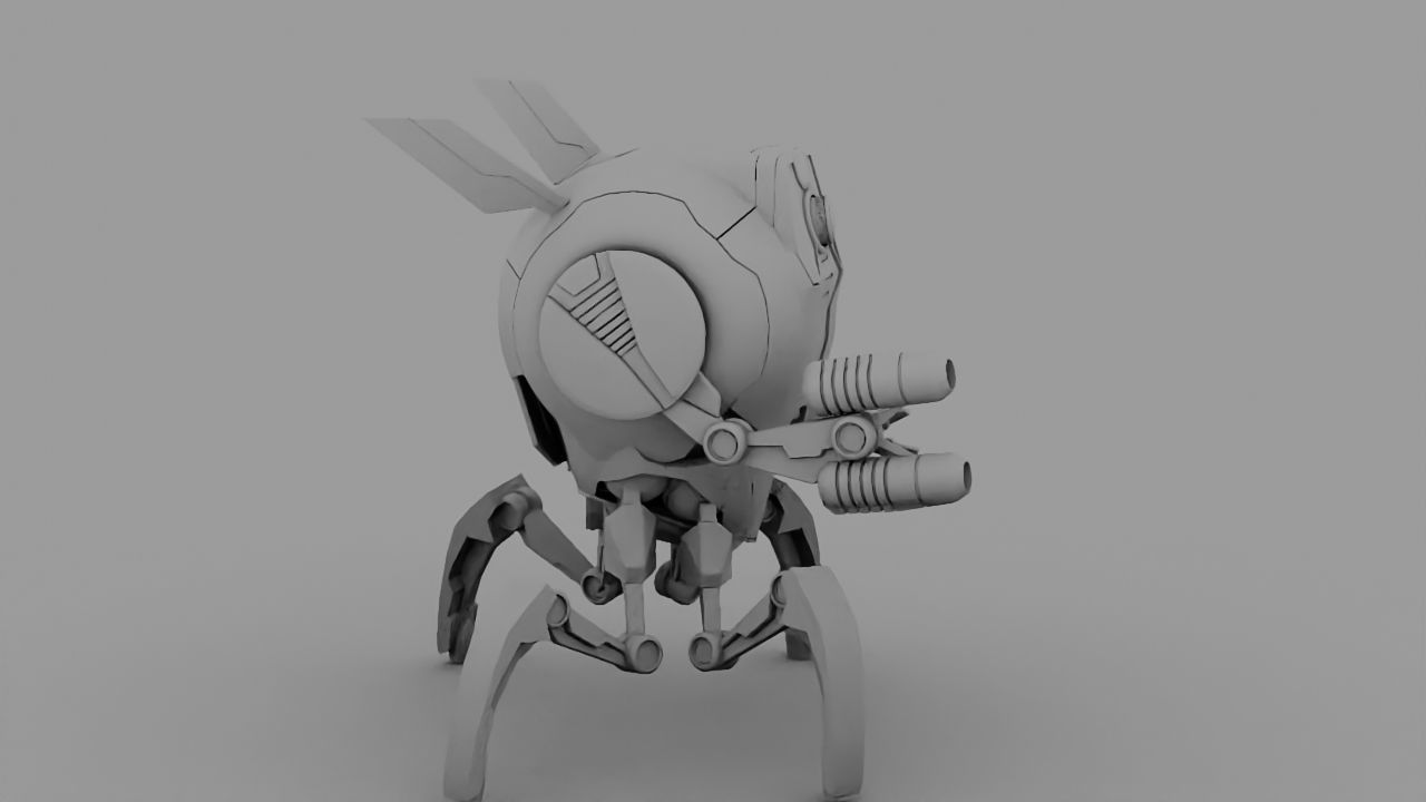 BUG DROID rigged character 3D model rigged | CGTrader