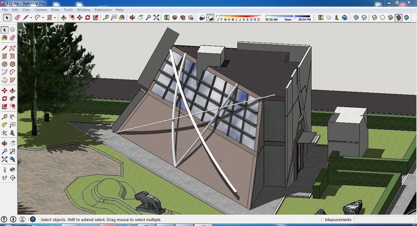 Sketchup Museum 112 free 3D model | CGTrader