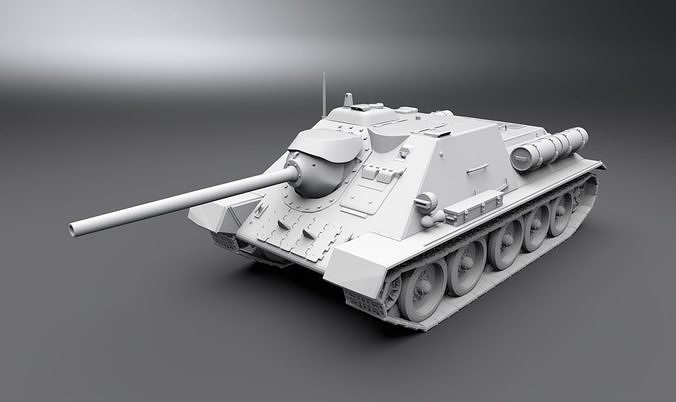 SU85 Scale model 3D model 3D printable | CGTrader