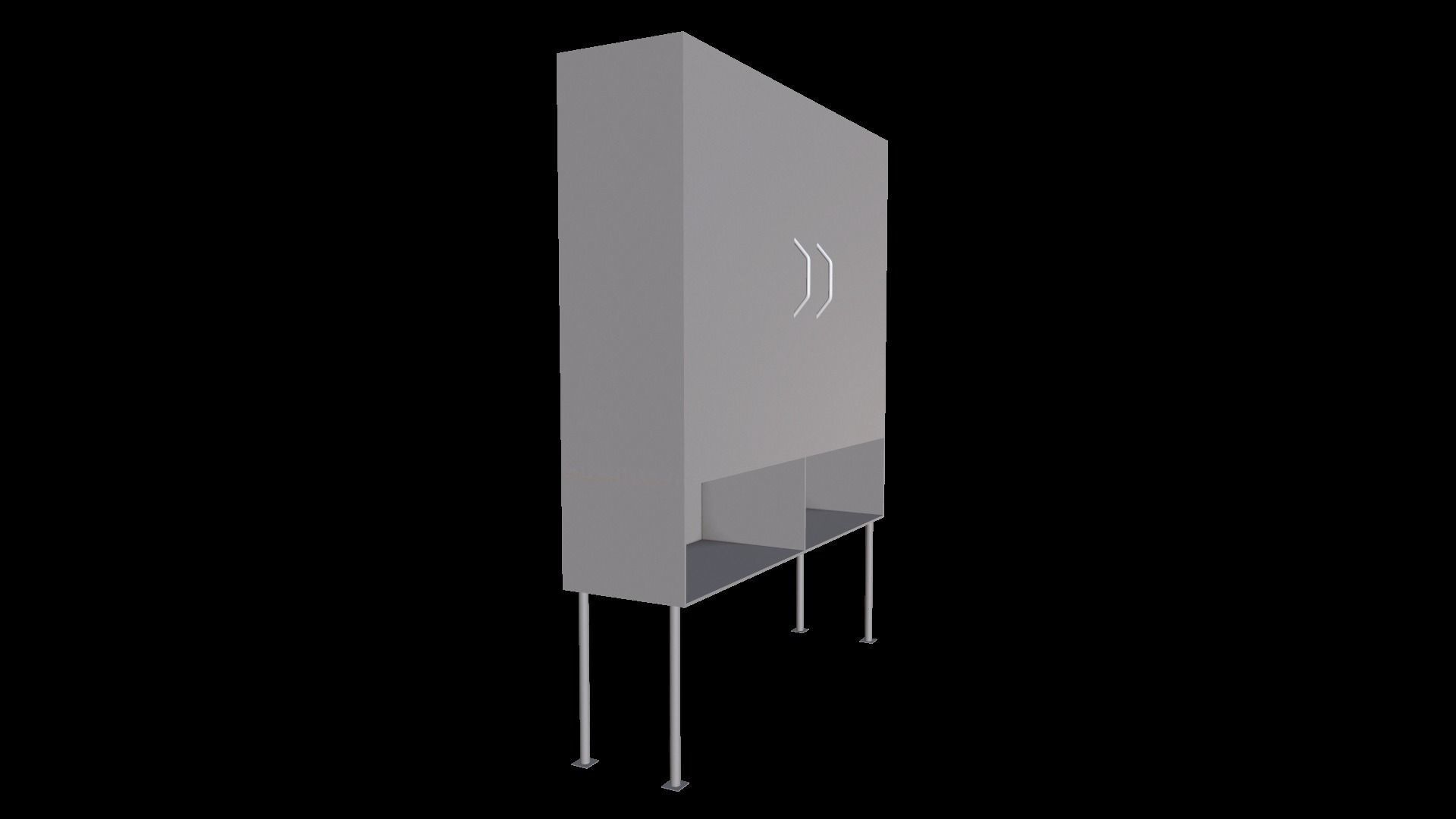 3D model Grey Panel VR / AR / low-poly | CGTrader