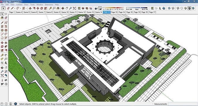 Sketchup Museum 119 3D model | CGTrader