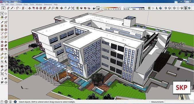 Sketchup Museum 121 3D model | CGTrader