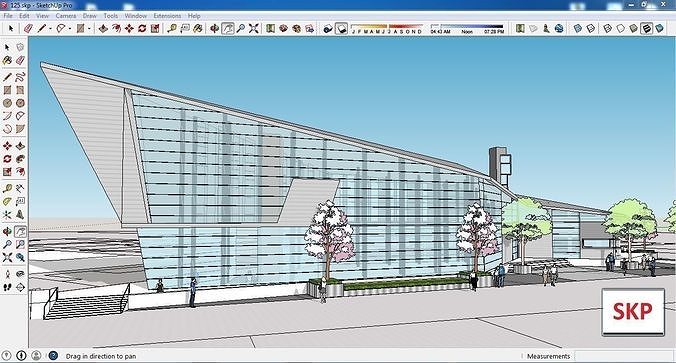 Sketchup Museum 125 3D model | CGTrader