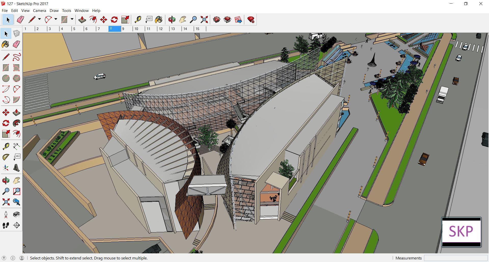 Sketchup Museum 127 3D model | CGTrader