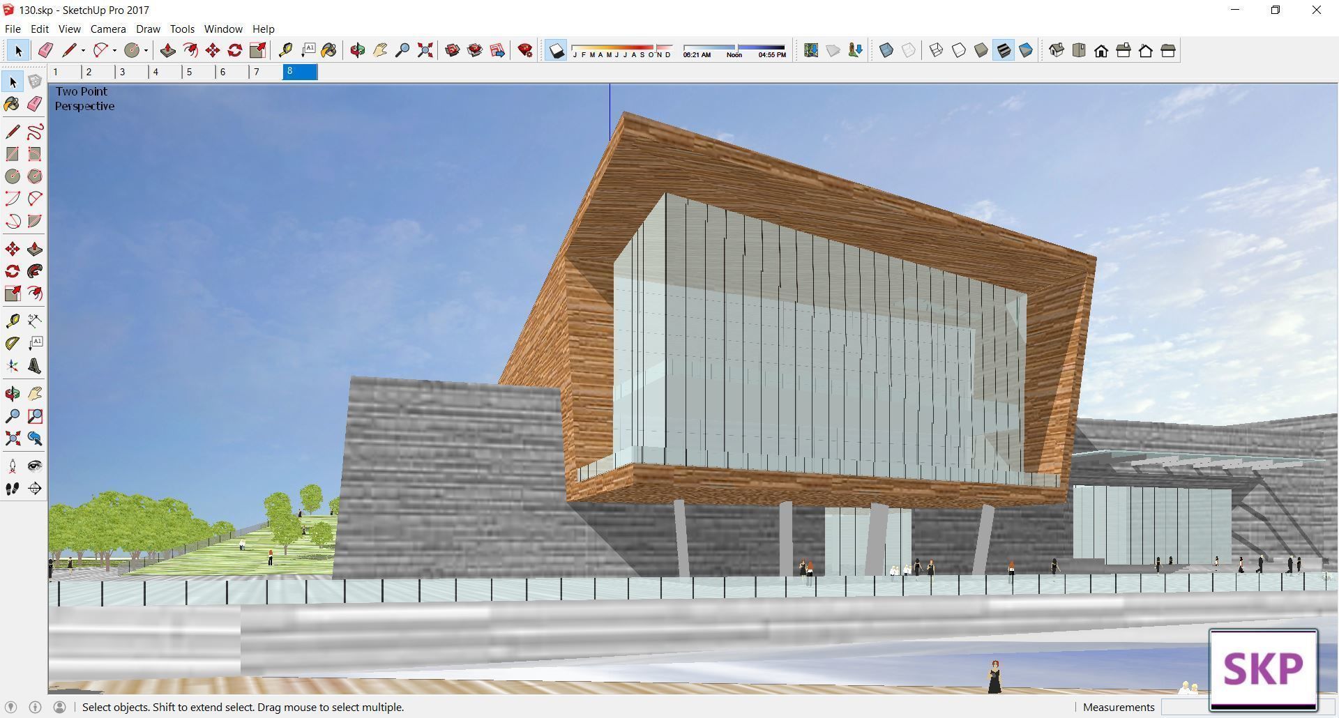Sketchup Museum 130 3D model | CGTrader