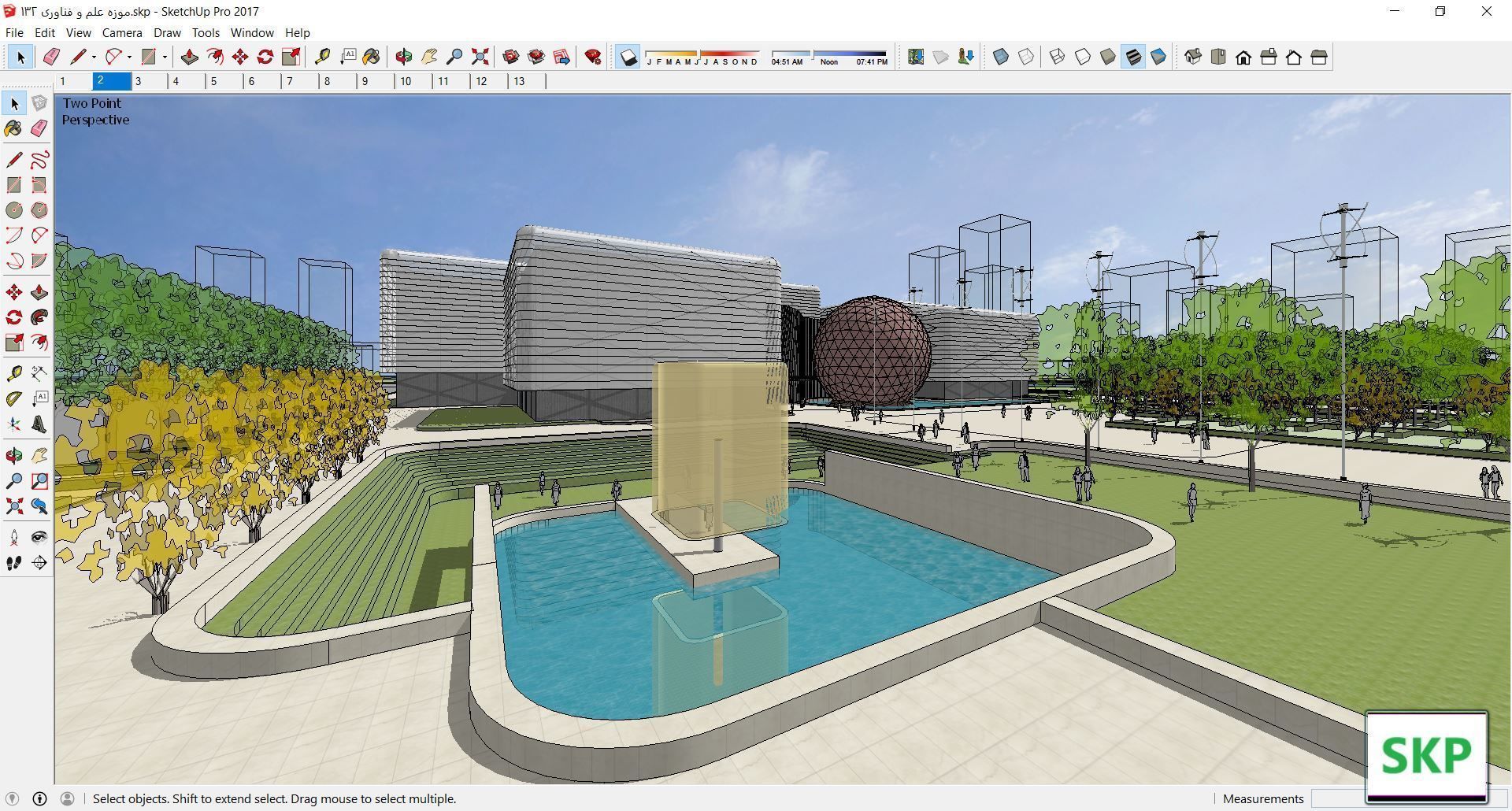 Sketchup Museum 132 3D model | CGTrader