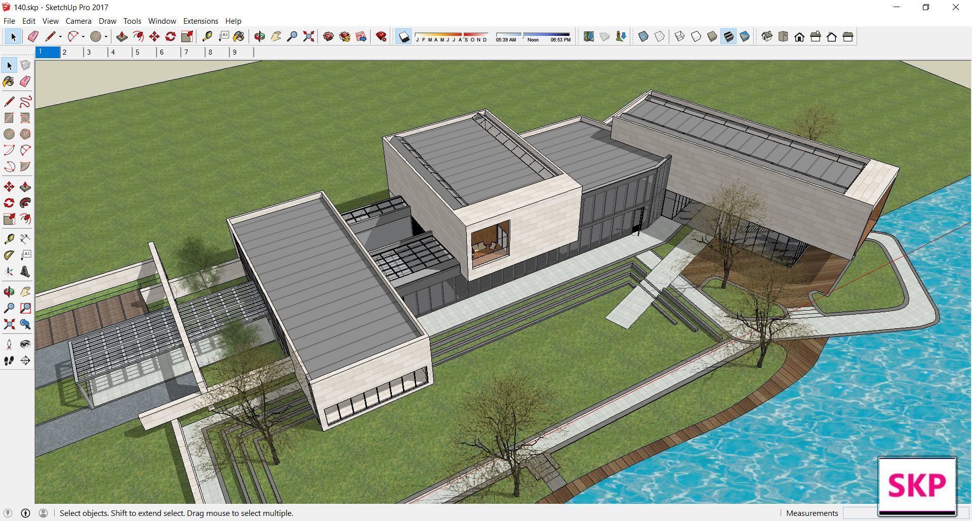 Sketchup Museum 140 3D model | CGTrader