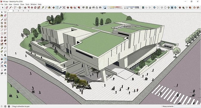 Sketchup Museum 141 3D model | CGTrader