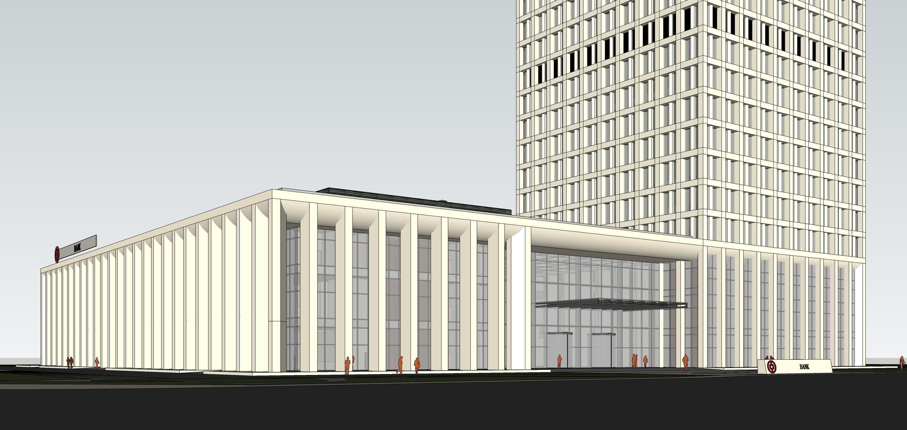 Sketchup Office building N1 3D model | CGTrader