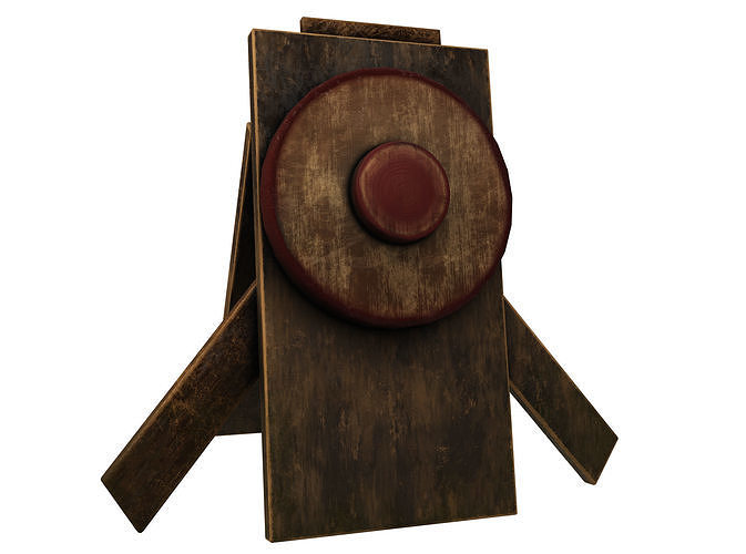 3D model Medieval Target Board VR / AR / low-poly | CGTrader