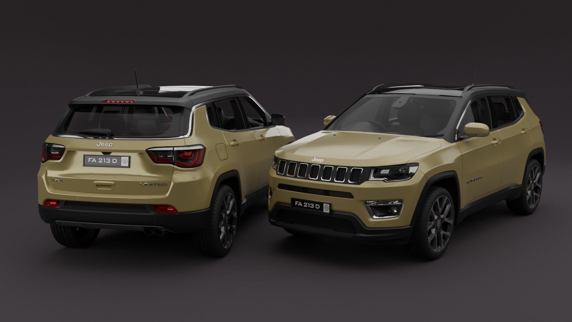 Jeep Compass free 3D model | CGTrader