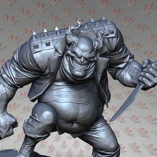 Hell Clown 1-57 scale - 32mm scale - 3D model 3D printable | CGTrader