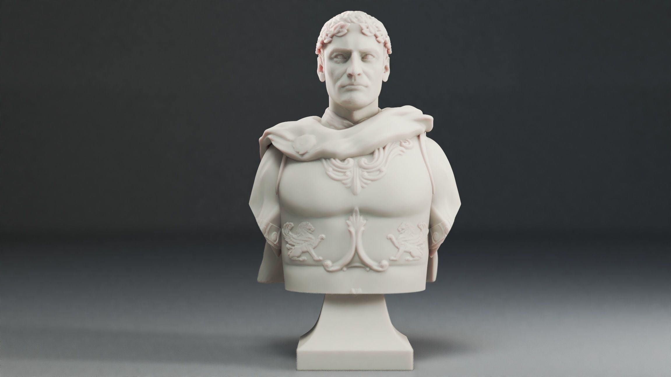 Julius Caesar bust 3D model 3D printable | CGTrader