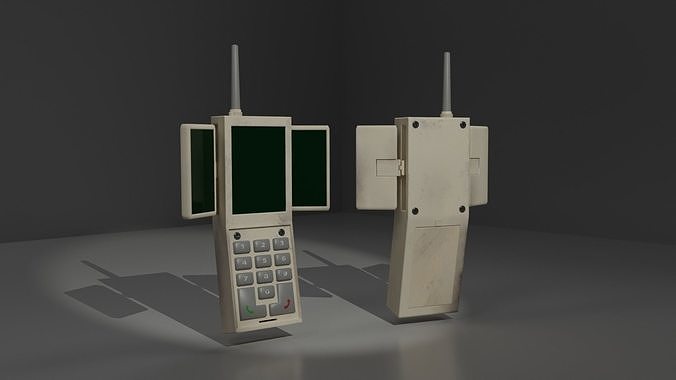 3D model Retro Sci-Fi Phone VR / AR / low-poly | CGTrader