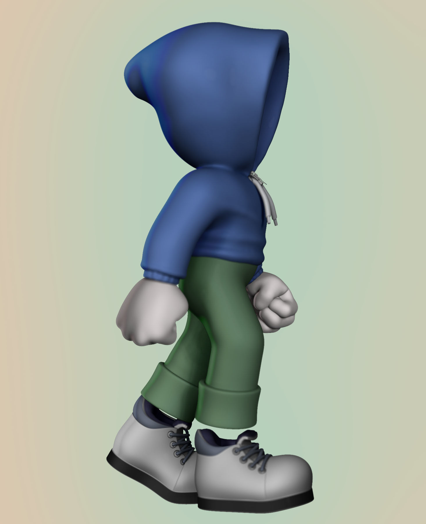 Invisible Man - Cartoon 3D model 3D printable | CGTrader