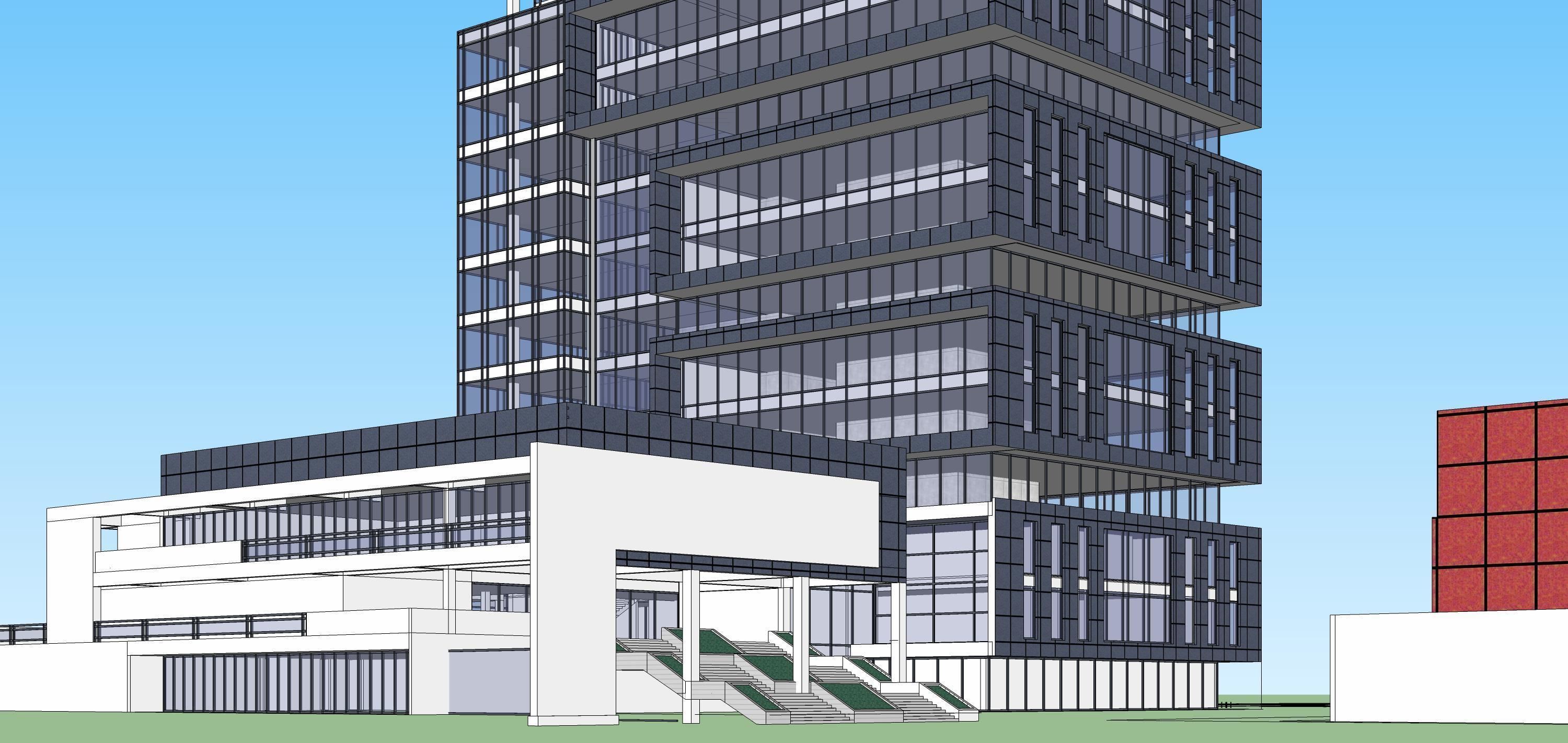 Sketchup Office building T4 3D model | CGTrader