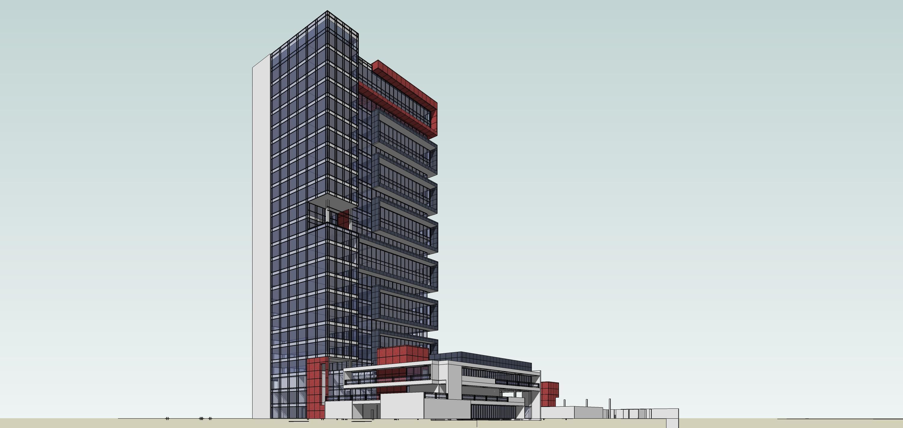 Sketchup Office building T4 3D model | CGTrader