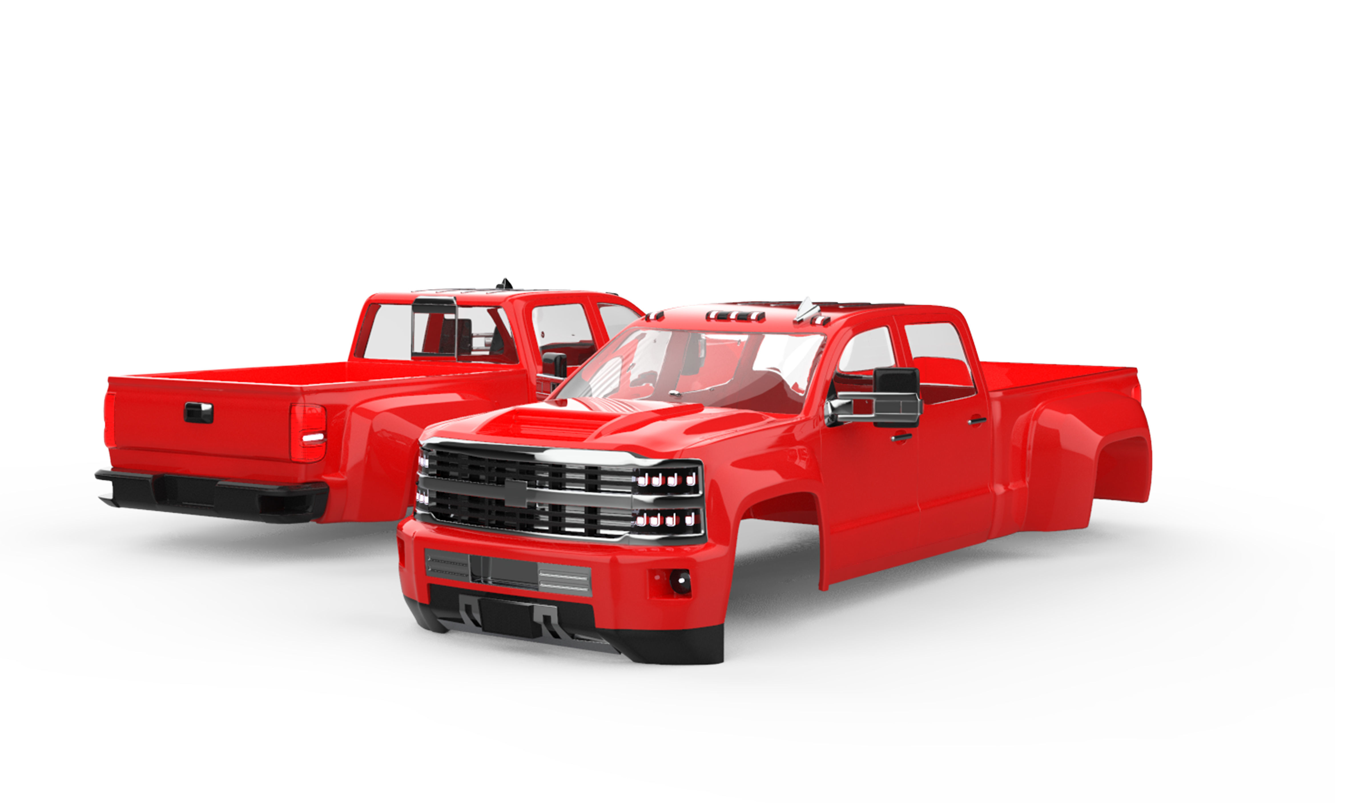 2018 Chevy Silverado 3500 3D model 3D printable | CGTrader