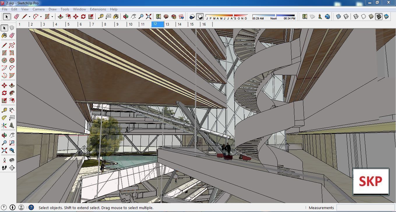 Sketchup Office building 200 3D model | CGTrader