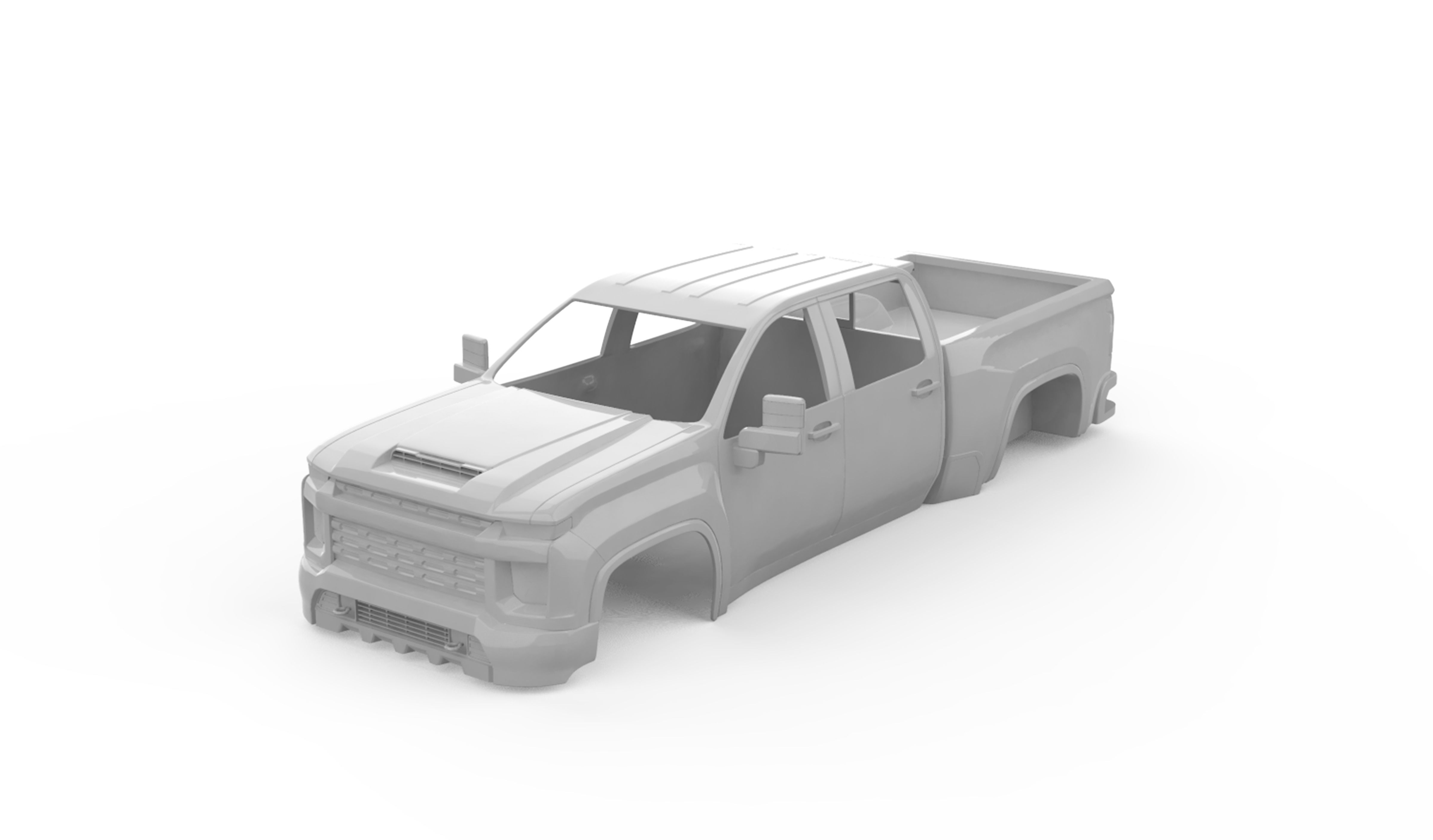 2022 Chevy Silverado 3500 3D model 3D printable | CGTrader